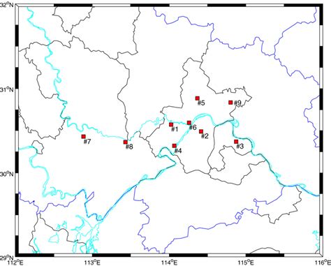 A Cors Network The Network Consists Of Nine Stations With Maximum