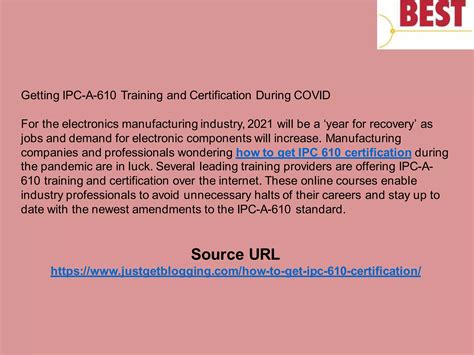Why And How To Get Ipc 610 Certification Pdf