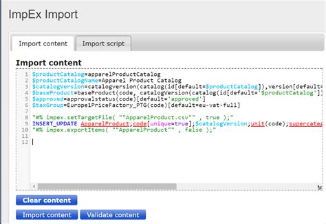 How To Export Product Data From Hybris Apparel Store To Csv