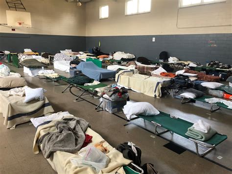 Inside Homeless Shelter