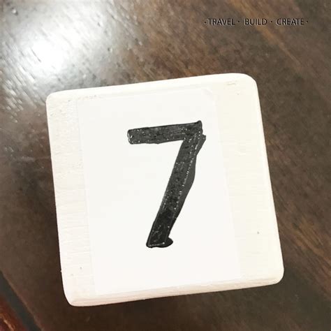 Diy Chalkboard Countdown Calendar Blocks