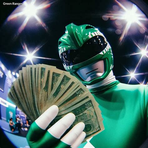 Power Ranger Profile Picture Power Ranger Holding Money Power