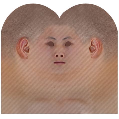 Male Head Texture Map 18