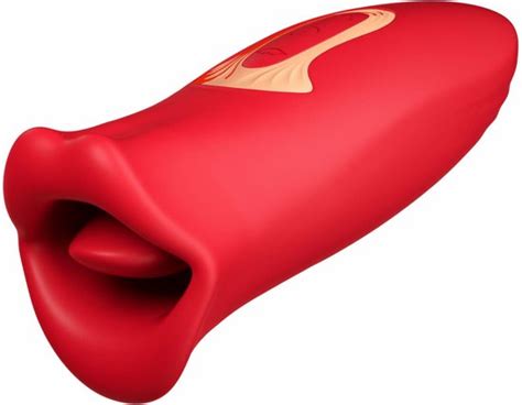 Rood Mond Vibrator Trilt 10 Bijtende Standen 5 Vibrator Standen
