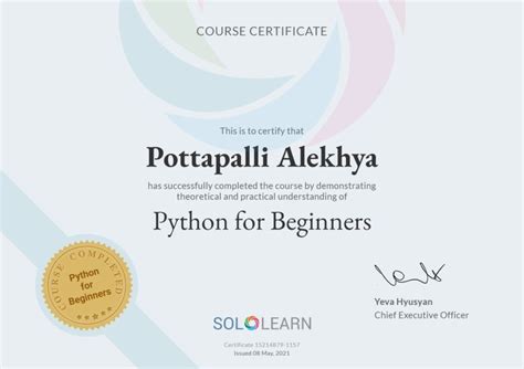 Pottapalli Alekhya On Linkedin Pythonforbeginners Sololearn