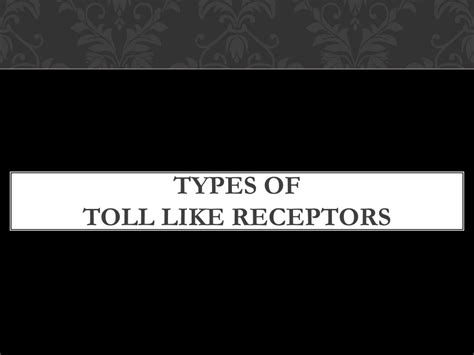 Ppt The Suppression Of Toll Like Receptors Tlr By Insulin
