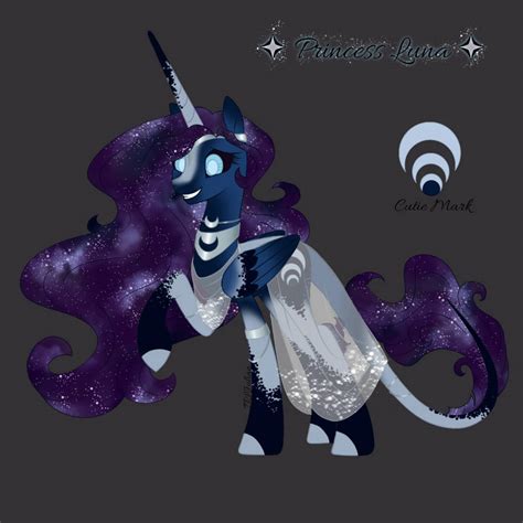 Princess Luna Redesign By Irljulian On Deviantart