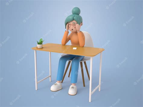 Premium Psd 3d Business Woman Illustration