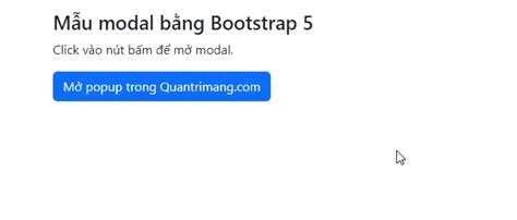 Bài 23 Modal Trong Bootstrap 5