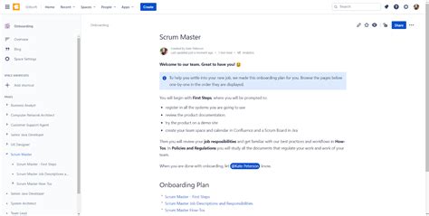 Space In Confluence Cloud