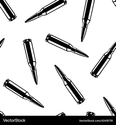 Monochrome Cartridge Pattern Royalty Free Vector Image