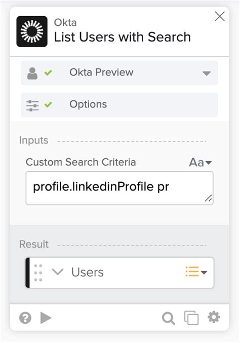 Search For Users Using Custom Search Criteria In Workflows
