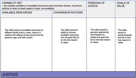 1 A Conceptual Model Of The Capability Framework In Agecap Download