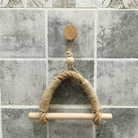 Antique Towel Rope Home Hotel Bathroom Decoration Paper Towel Rack