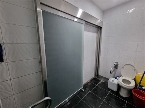 제주관광대학교 평생교육원 장애인 화장실 자동문 시공 전 후 주 제일자동문 포트폴리오