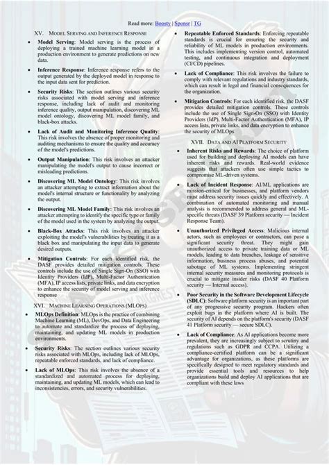 The Databricks Ai Security Framework Dasf Pdf