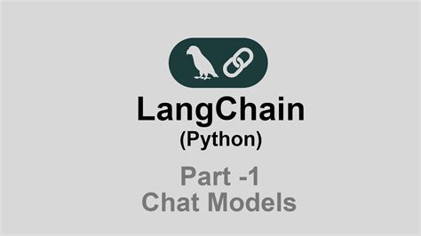 Langchain Part 1 Chat Models Langsmith And Prompt Templates Youtube