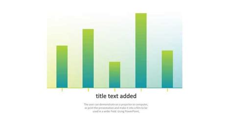 Enhance Your Visual Data Representation With A Stunning Green Bar Chart Graphic Powerpoint