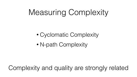 Measuring Maintainability Software Metrics Explained Ppt