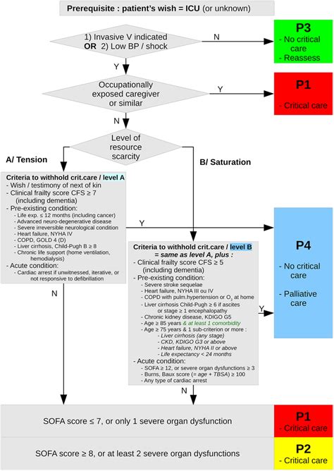 Triage Algorithm For Critical Care Initiation Under Resource Scarcity Download Scientific