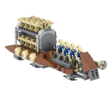 Droid Army Sled Includes 16 B 1 Droids And 4 Blue Battle Droids Droid