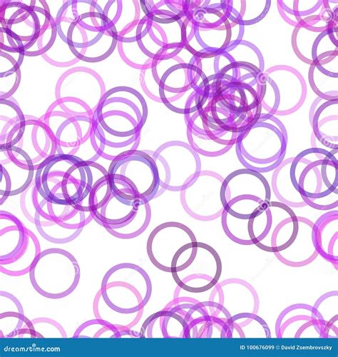 Repeating Abstract Geometrical Circle Pattern Background Vector Design From Rings With Opacity