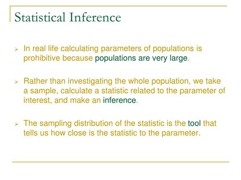 PPT Class 2 Statistical Inference PowerPoint Presentation Free Download ID 4328820
