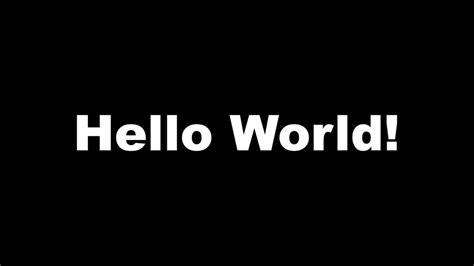 Animation Hello Stock Video Footage For Free Download