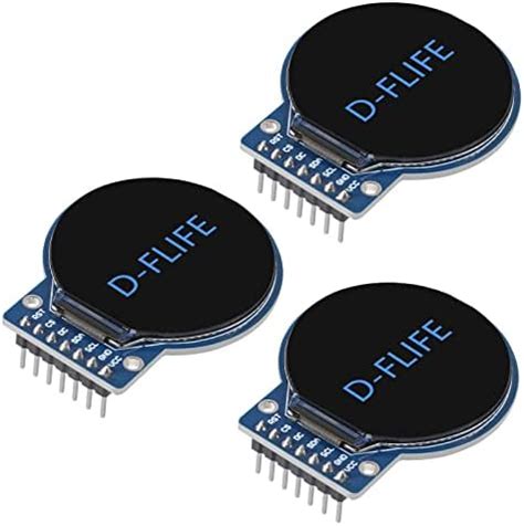 Amazon com D FLIFE 件 吋 TFT LCD 顯示模組 圓形 RGB GC A 驅動器 線 SPI 介面 x PCB