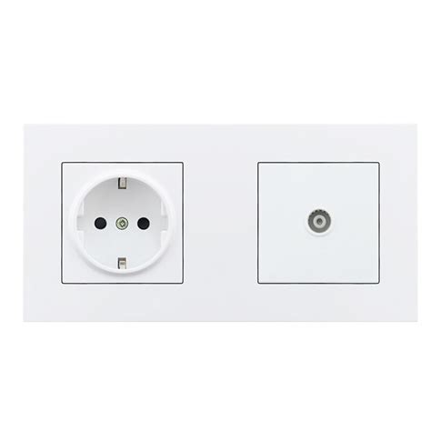 Atlectric Rj45 Socket Eu Standard Plug Wall Socket Vicedeal
