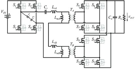 Llc Full Bridge With A Series Parallel Transformer Configuration And