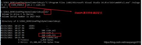 uefi 基础教程 （十六） acpi 简单使用 asl文件 csdn博客