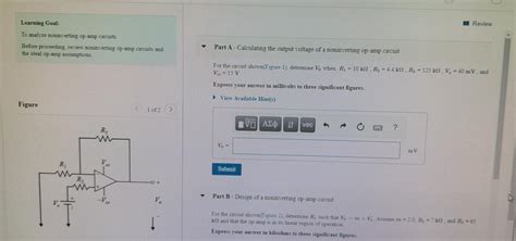 Solved Learning Goal A Review To Analyze Noninverting