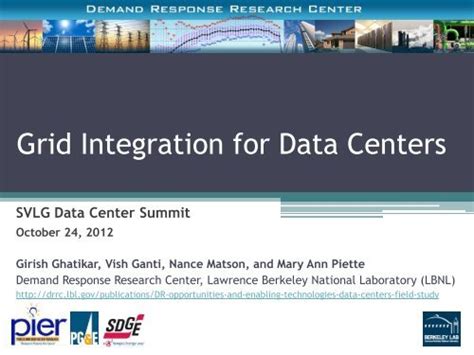 Demand Response In Data Centers