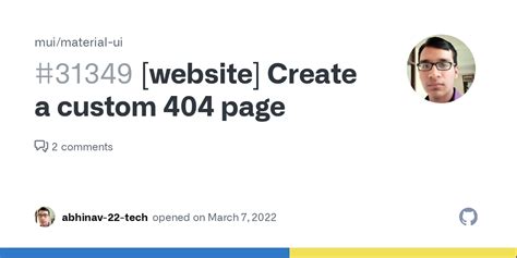 Website Create A Custom 404 Page · Issue 31349 · Muimaterial Ui