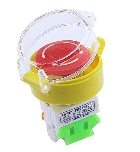 Red Mushroom Cap NO NC DPST Emergency Stop Push Vicedeal