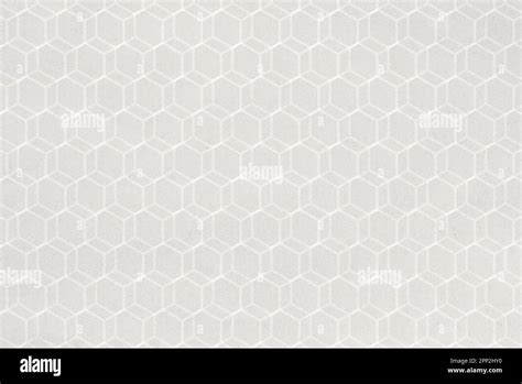 Light Gray Geometric 3d Hexagon Shapes On A Grey Textured Paper