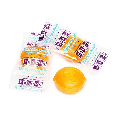 Brachs Sugar Free Butterscotch Candy Discs 2 6lb Box Bestcandyshop