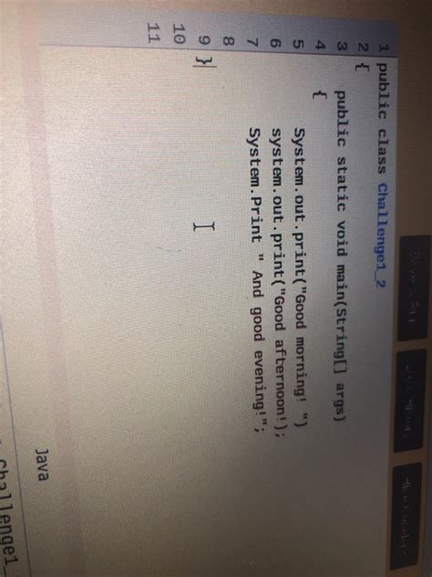 Solved 1 Public Class Challenge12 2 3 Public Static Void