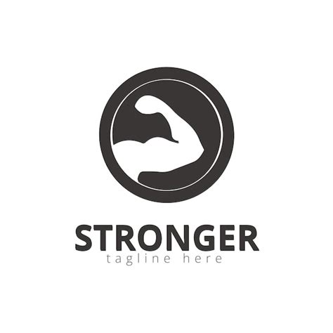 체육관 및 피트니스 로고 디자인 프리미엄 벡터