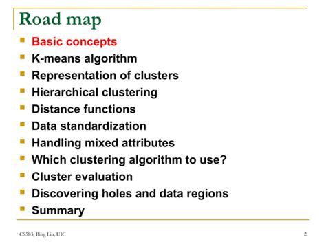 Cs583 Unsupervised Learning Cs583 Unsupervised Learningppt