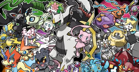 ポケモン Mythical Pokémons Blacknirrowのイラスト Pixiv