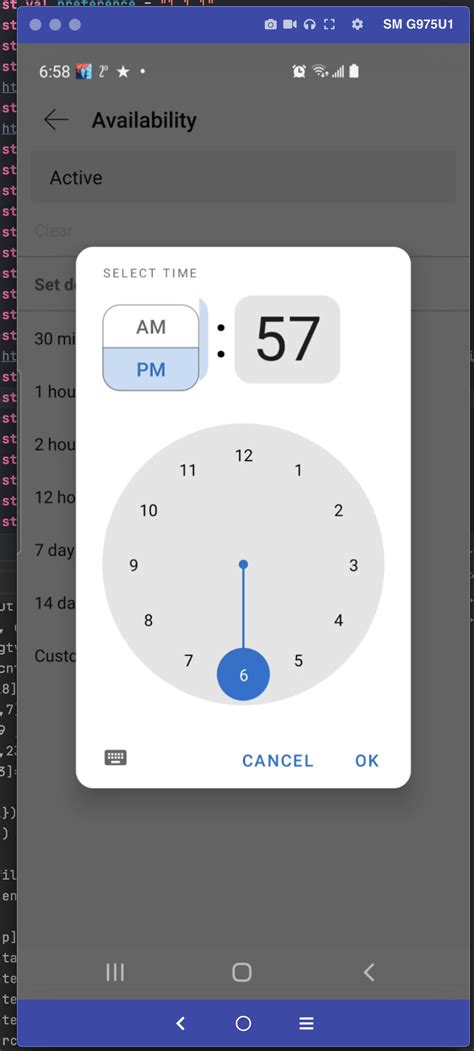 Materialtimepicker It S Impossible To Select Am Hours When Time Format Is Set To Clock