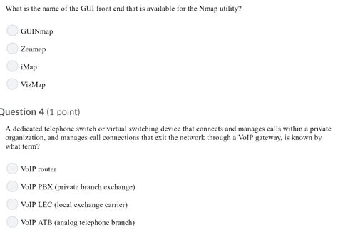 Solved What Is The Name Of The Gui Front End That Is