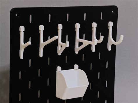 Ikea Skadis Hooks Kit With Locks Free 3d Print Model Makerworld