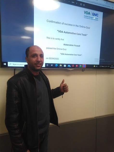 Youssfi Abderrahim On Linkedin Vda Automotive Core Tools Certification