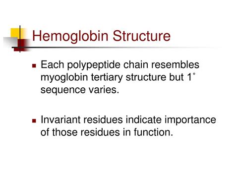 PPT Myoglobin Hemoglobin PowerPoint Presentation Free Download ID 6743189