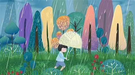 谷雨农田插画插画图片下载 正版图片401706218 摄图网