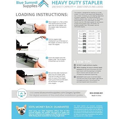 Blue Summit Supplies Heavy Duty Stapler 200 Sheet Philippines Ubuy