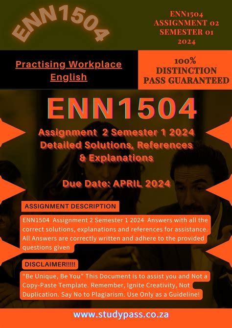 enn1504 assignment 02 semester 01 detailed solutions references and